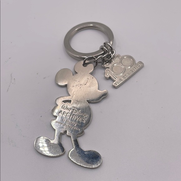 Disney | Jewelry | Disney Silver Mickey Mouse Keyring With 0 Years ...